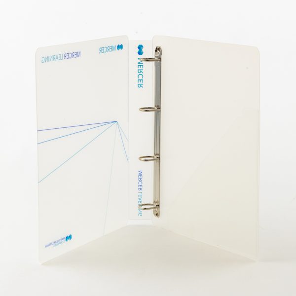 Personalised Ring Binder Folder | Clear Polypropylene Binder